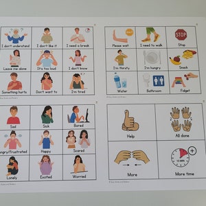 Communication Visual Boards | Daily Routines | First Then Visual Aid ...