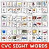 CVC Sight Word Bundle | CVC Sight Words | Literacy Centers | Busy Book ...