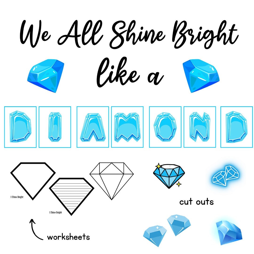 Diamond Bulletin Board | Shine Bright Like a Diamond | Diamonds | Class ...