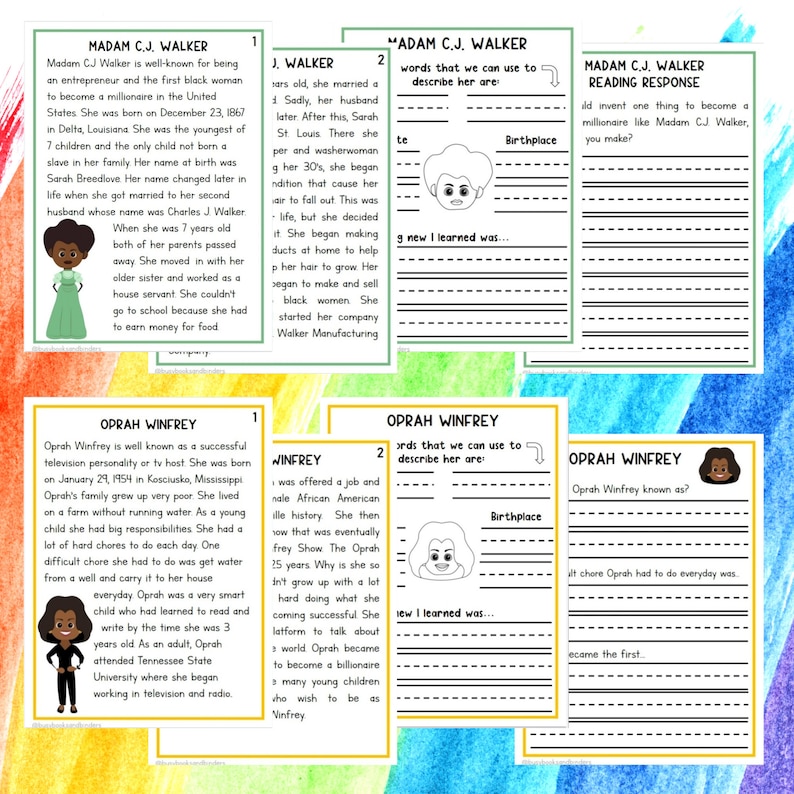 Black History Month Activities | Black History | Worksheets | African ...
