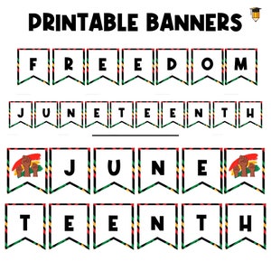 Juneteenth Banner | Bulletin Board Display | Black History Decor ...