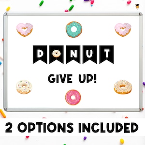 DONUT Bulletin Board Food Theme Wall Decor Display Board Daycare Decor ...