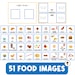 1 BOARD + 45 PICTURE CARDS | Food Choice Board | Food Pics | Visual Aid ...