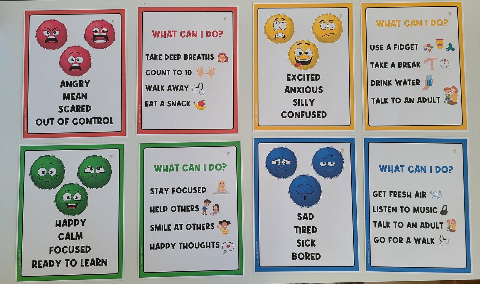 Emoji Feelings Posters | Emotions | Picture Cards | Adjectives | Body ...