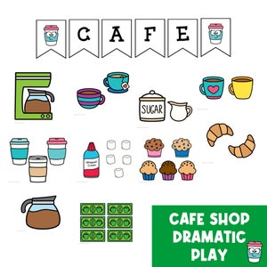 COFFEE SHOP | Dramatic Play | Shopping | Pretend Play | Preschool ...