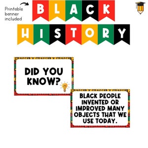 Black Inventions Posters | Bulletin Board Display | Black History Decor ...