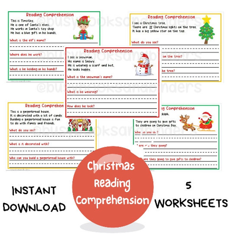 Reading Comprehension MEGA BUNDLE Reading and Writing - Etsy