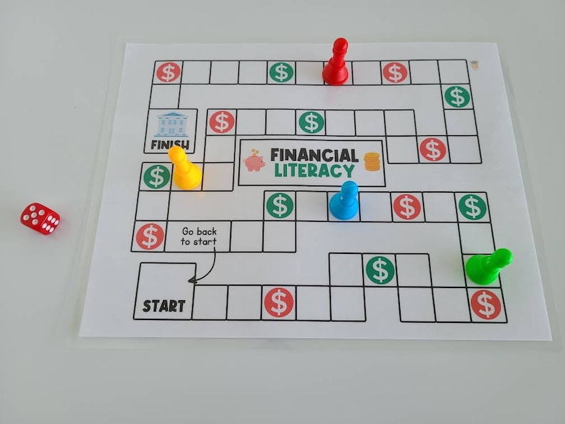 Financial Literacy GAME | Money | Infographic | Learn About Money ...