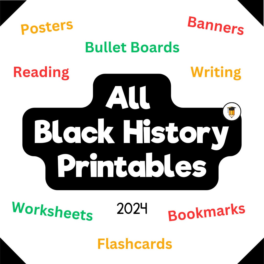 Black History Posters | Bulletin Board Display | Black History Decor ...