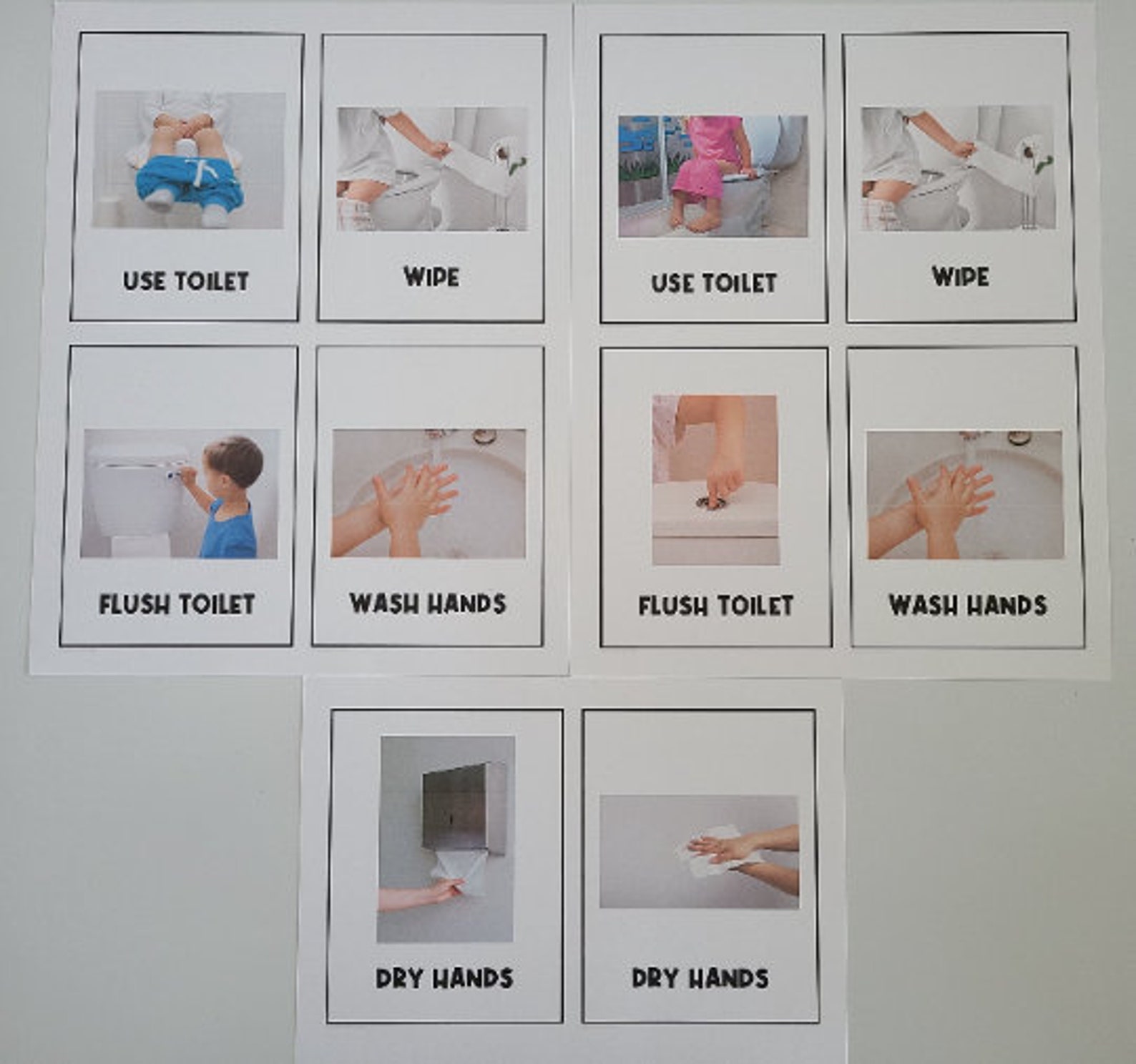 TODDLER POTTY TRAINING | Visual Aid | Chart | Preschool | Toilet ...