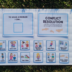 Conflict Resolution | School Expectations | Student Behavior Chart ...