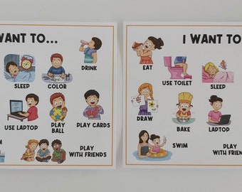 Choice Board Preschool - Etsy