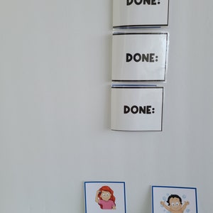 TO DO and DONE | First Then Board | Visual Aid | Visual Schedule ...