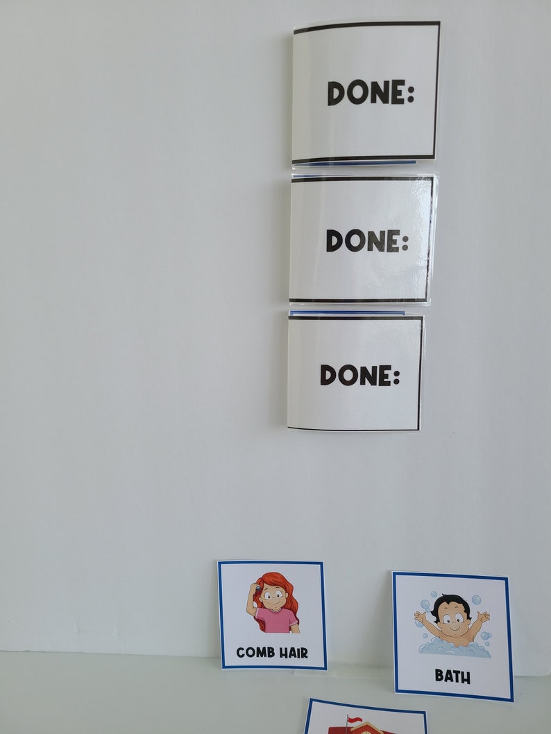 TO DO and DONE First Then Board Visual Aid Visual - Etsy Canada