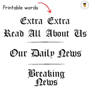 Newspaper Bulletin Board | Writing Worksheets | Back to School ...