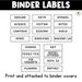 GAMER Binder Cover and Spine | Binder Cover for Kids | Back to School ...