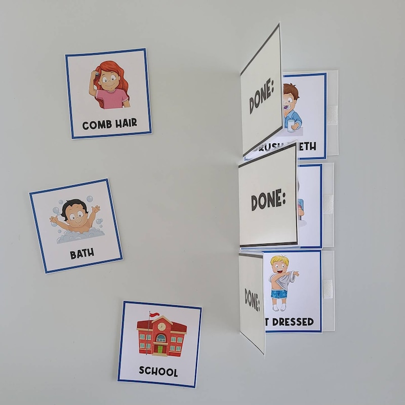 Visual Schedule to Do Done - Etsy