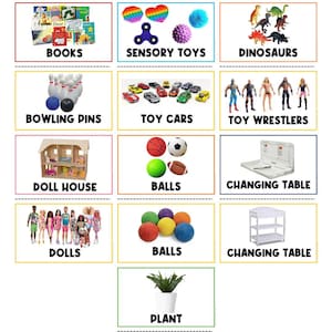 REAL PICTURES: Classroom Center Signs | Toy Bin Label | Printable Signs ...