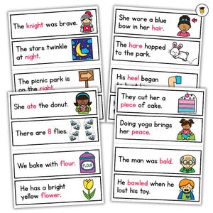 Homophones Flashcards | Vocabulary | Parts of Speech | Positional Words ...