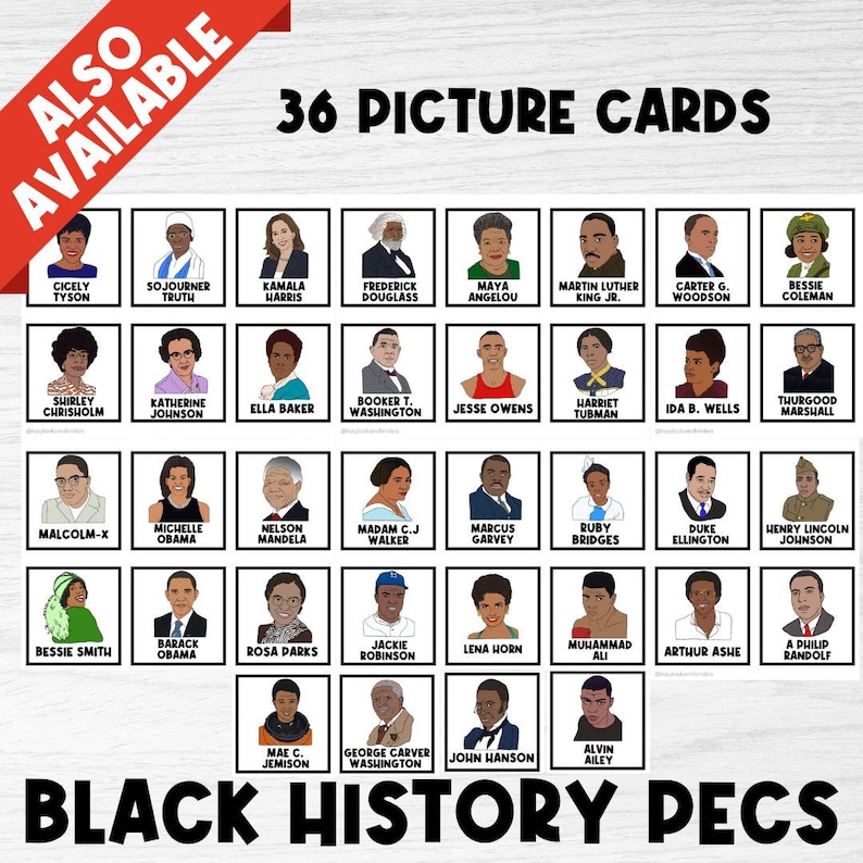 Black History Posters Bulletin Board Display Black History - Etsy