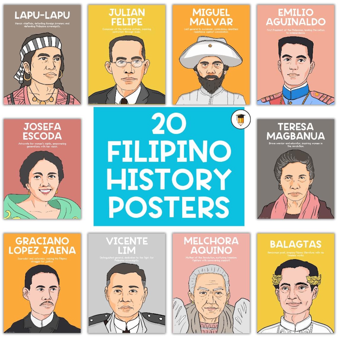 20 Filipino History Posters | Asian American Pacific Islander | Philippines | Philippino History ...