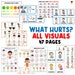 WHAT HURTS BUNDLE | Child Pain Chart | Visual Aid | Non Verbal ...