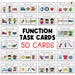 50 WH Questions | Functions Task Cards | Which One | Speech Therapy ...
