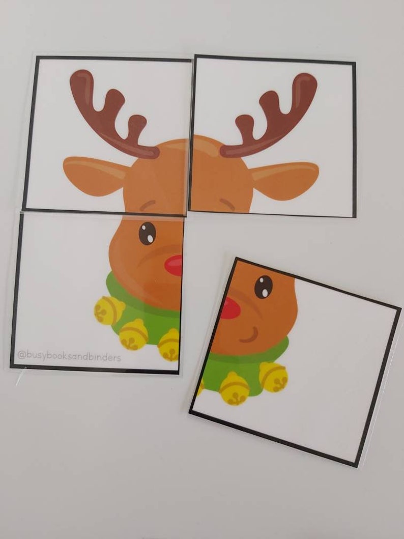 Preschool Puzzles | Christmas Puzzle | Homeschool | Children's Puzzles ...