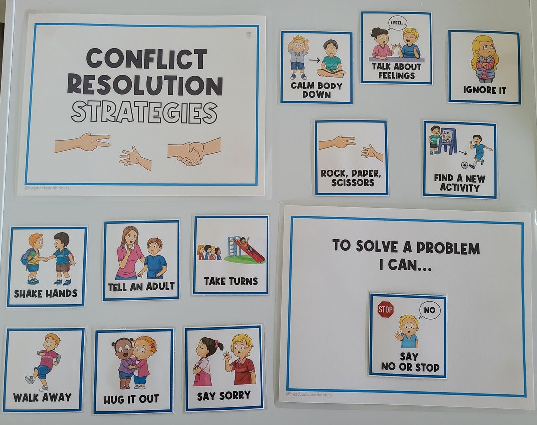 PHYSICAL COPY: Conflict Resolution | School Expectation | Student ...