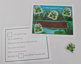 Bundle of 5 Nursery Rhyme Props. Wheels on the Bus, Old Macdonald, 5 ...