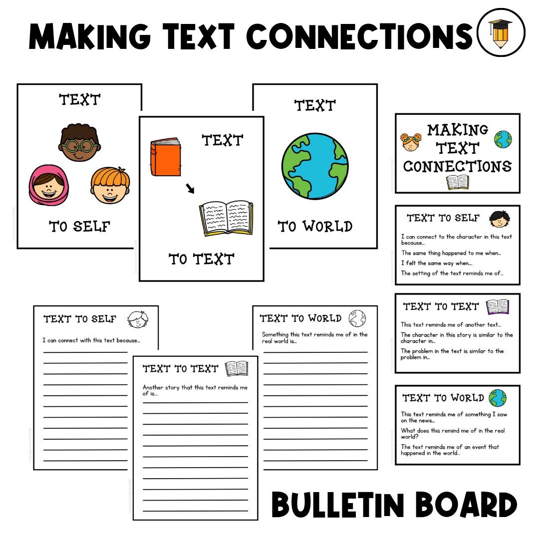 Making Text Connections | Bulletin Board Display | Reading and Writing ...