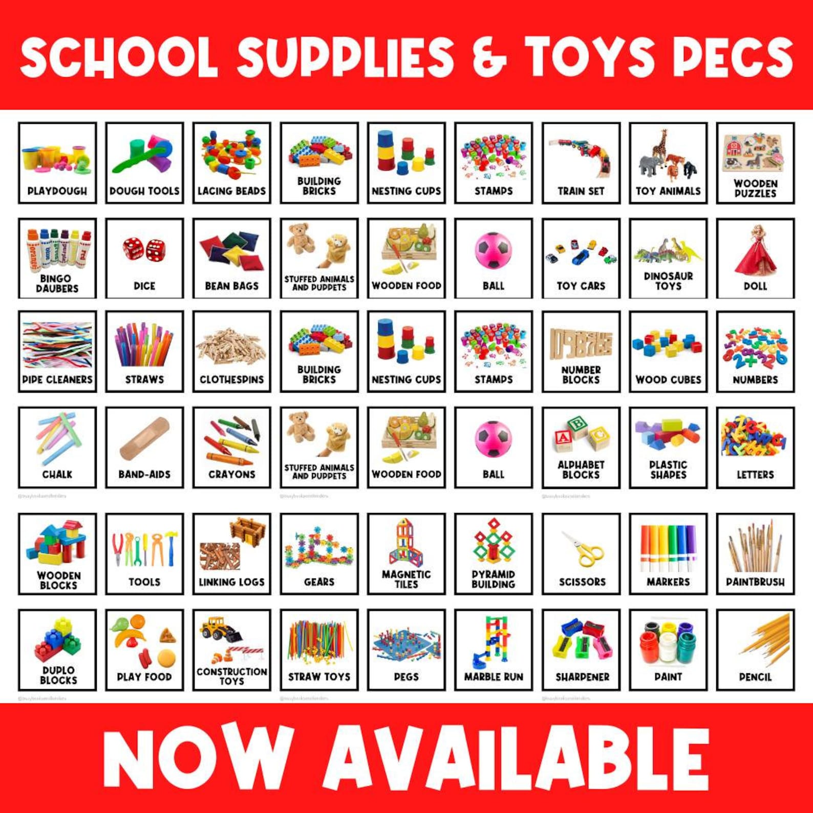 Classroom Center Signs | Toy Bin Label | Visual | Printable Signs | Toy ...