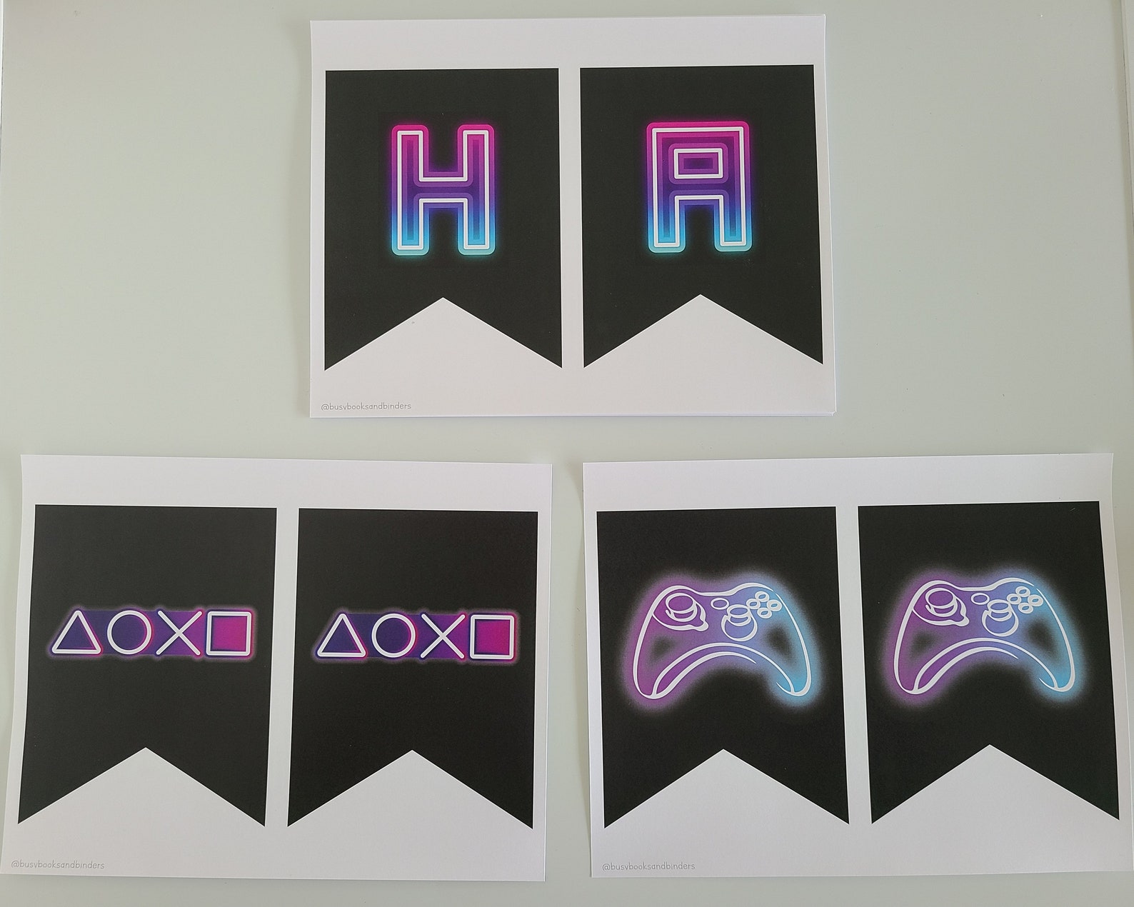Gamer Birthday Banner | Party Decor | Gamer Display | Printable Banner ...