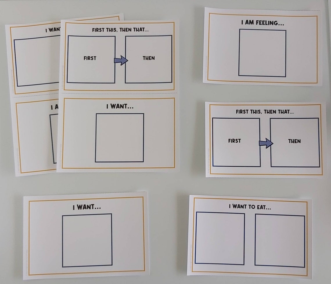 MINI CHOICE BOARDS First Then Board Visual Aid Visual - Etsy