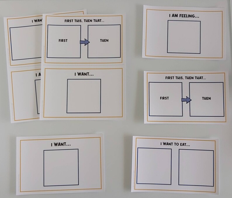 MINI CHOICE BOARDS First Then Board Visual Aid Visual - Etsy