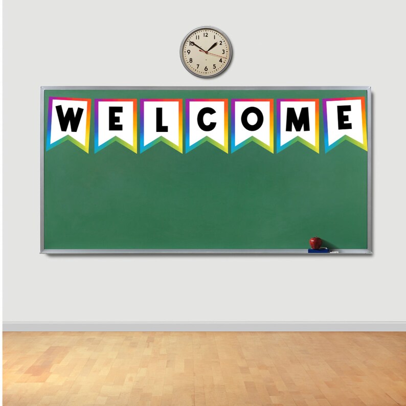 WELCOME BANNER Classroom Decor Visual Printable Signs - Etsy