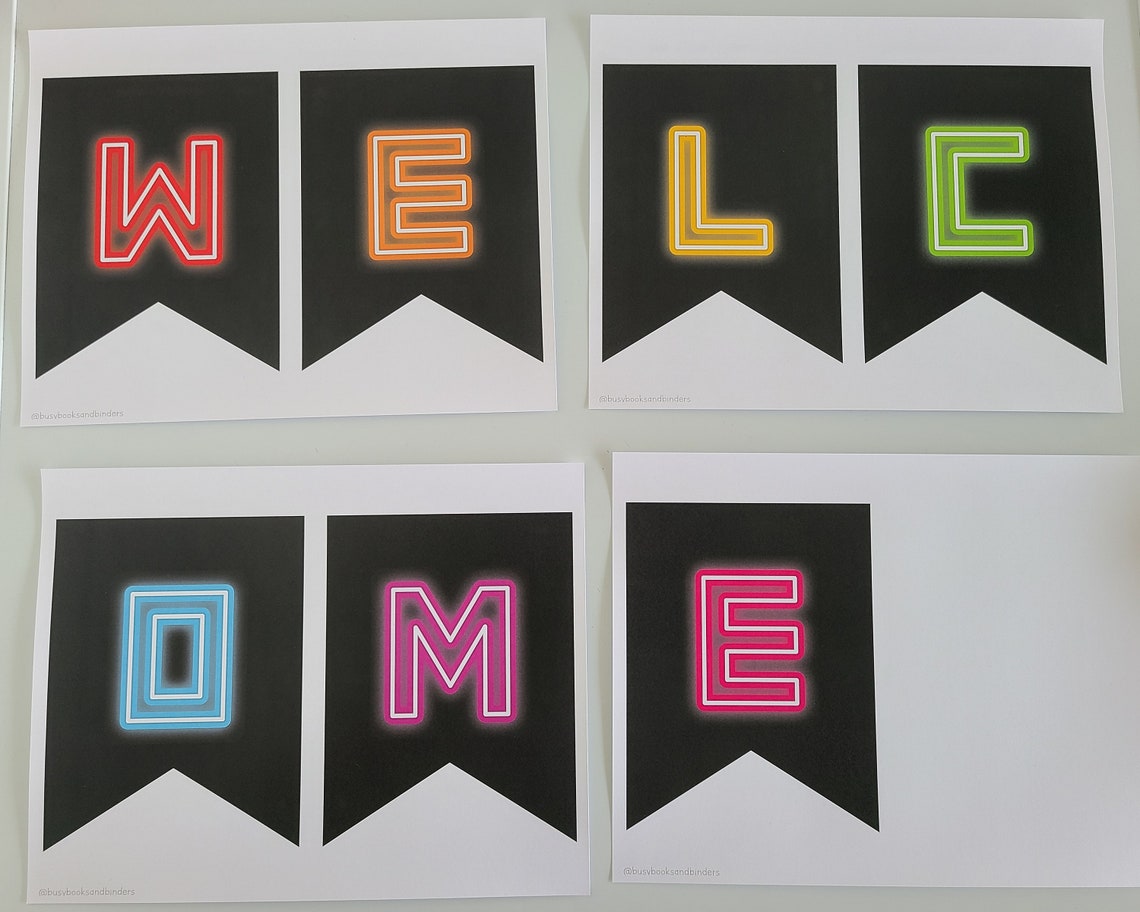 WELCOME BANNER | Printable Welcome Banner | Back to School Banner ...