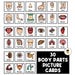 BODY PAIN Picture Cards First Then Visual Aid Visual Schedule Toddler ...