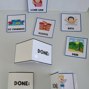 TO DO and DONE | First Then Board | Visual Aid | Visual Schedule ...