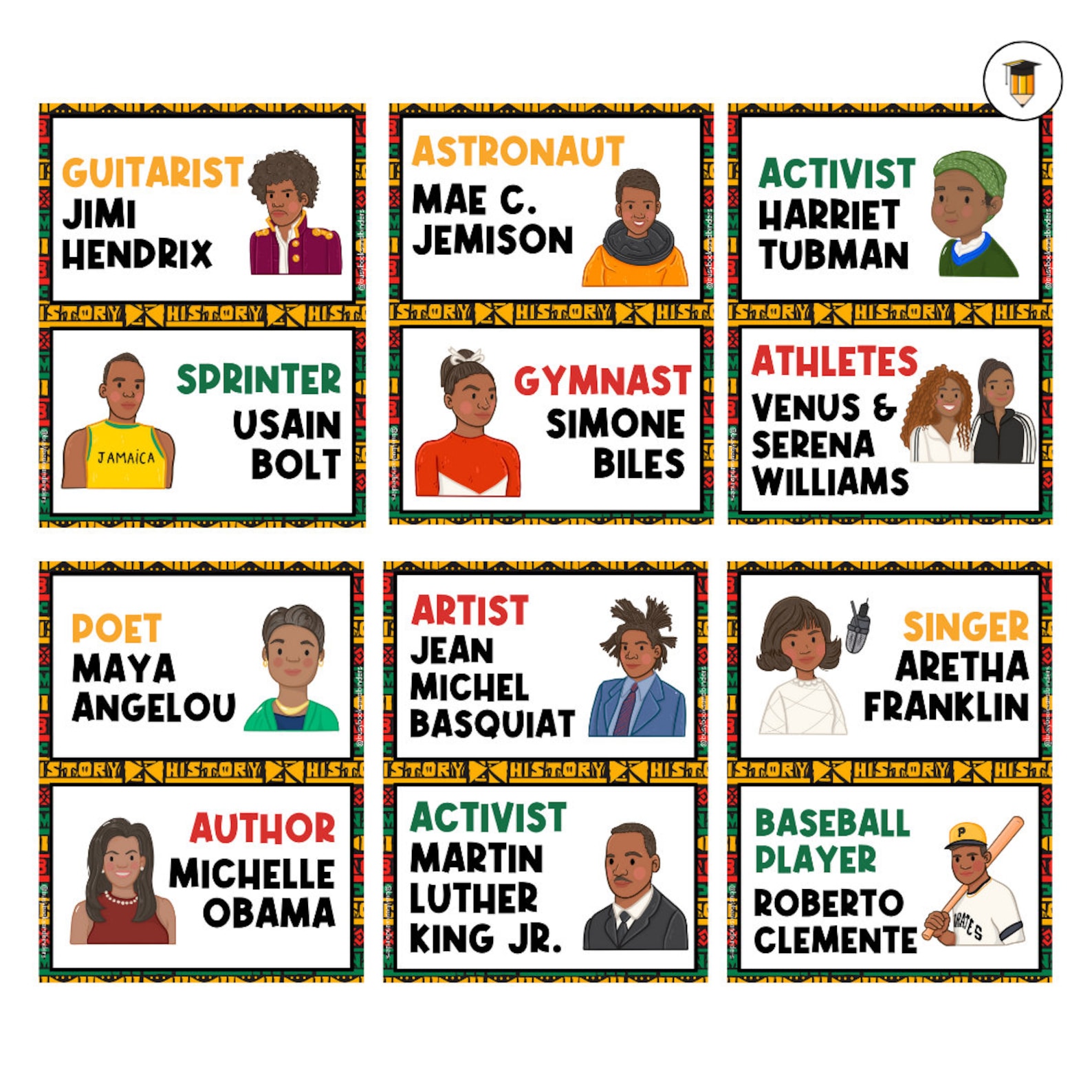 Black History Posters | Bulletin Board Display | Black History Decor ...