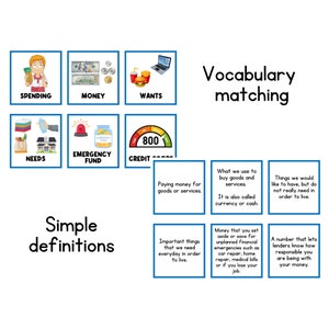 VOCABULARY: Financial Literacy for Kids | Money | Infographic | Learn ...