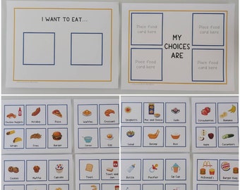 Food Choice Board Autism - Etsy