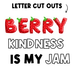 STRAWBERRY Bulletin Board | Summer Theme | Visual Schedule | Display ...