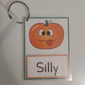 Pumpkin | Emotions | Flash Cards | Flashcards for Kids | Halloween ...