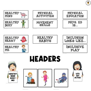 PHYSICAL EDUCATION | Bulletin Board | Healthy Active | Fitness | Phys ...