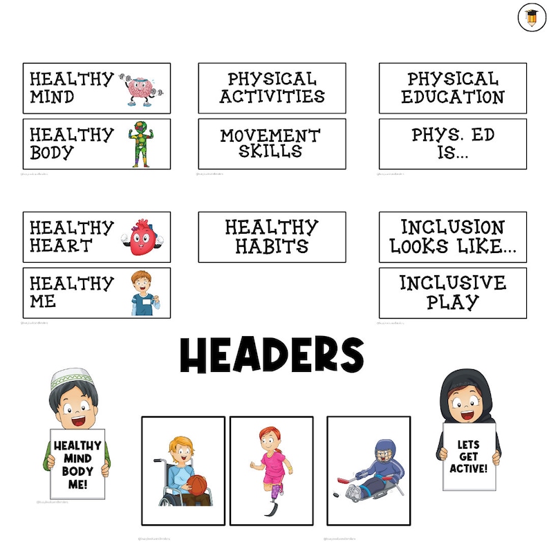 PHYSICAL EDUCATION | Bulletin Board | Healthy Active | Fitness | Phys ...