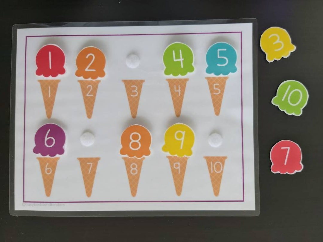 Number Matching | Counting | Numbers | 1 to 20 | Preschool | Toddler ...