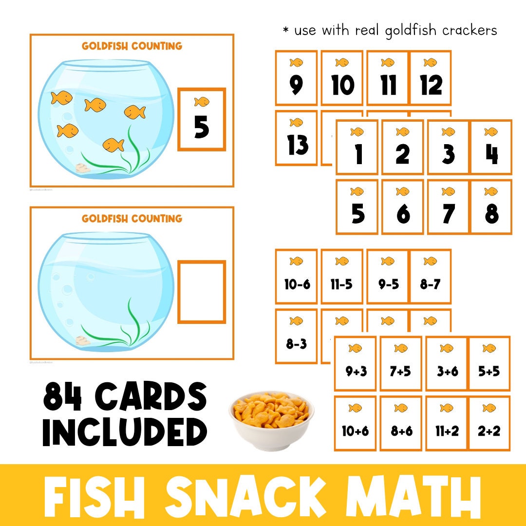 Fish Counting | Numbers | Busy Book | Counting Activities | File Folder ...