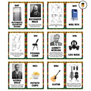 Black Inventions Posters | Bulletin Board Display | Black History Decor ...