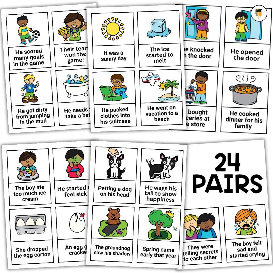 Cause and Effect | Social Studies | Language | Task Cards | Matching ...